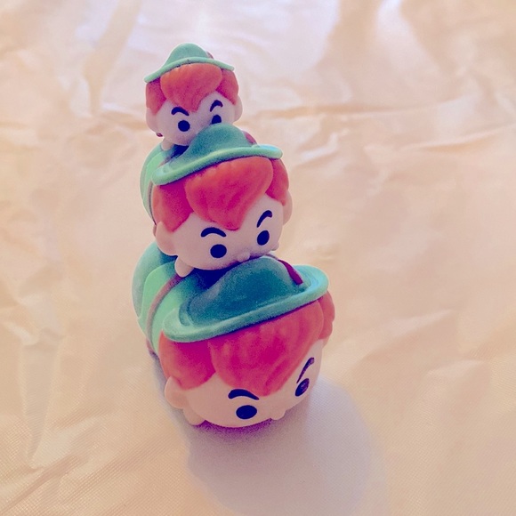 Disney | Toys | Disney Tsum Tsum Peter Pan Stackable Set Of Three ...